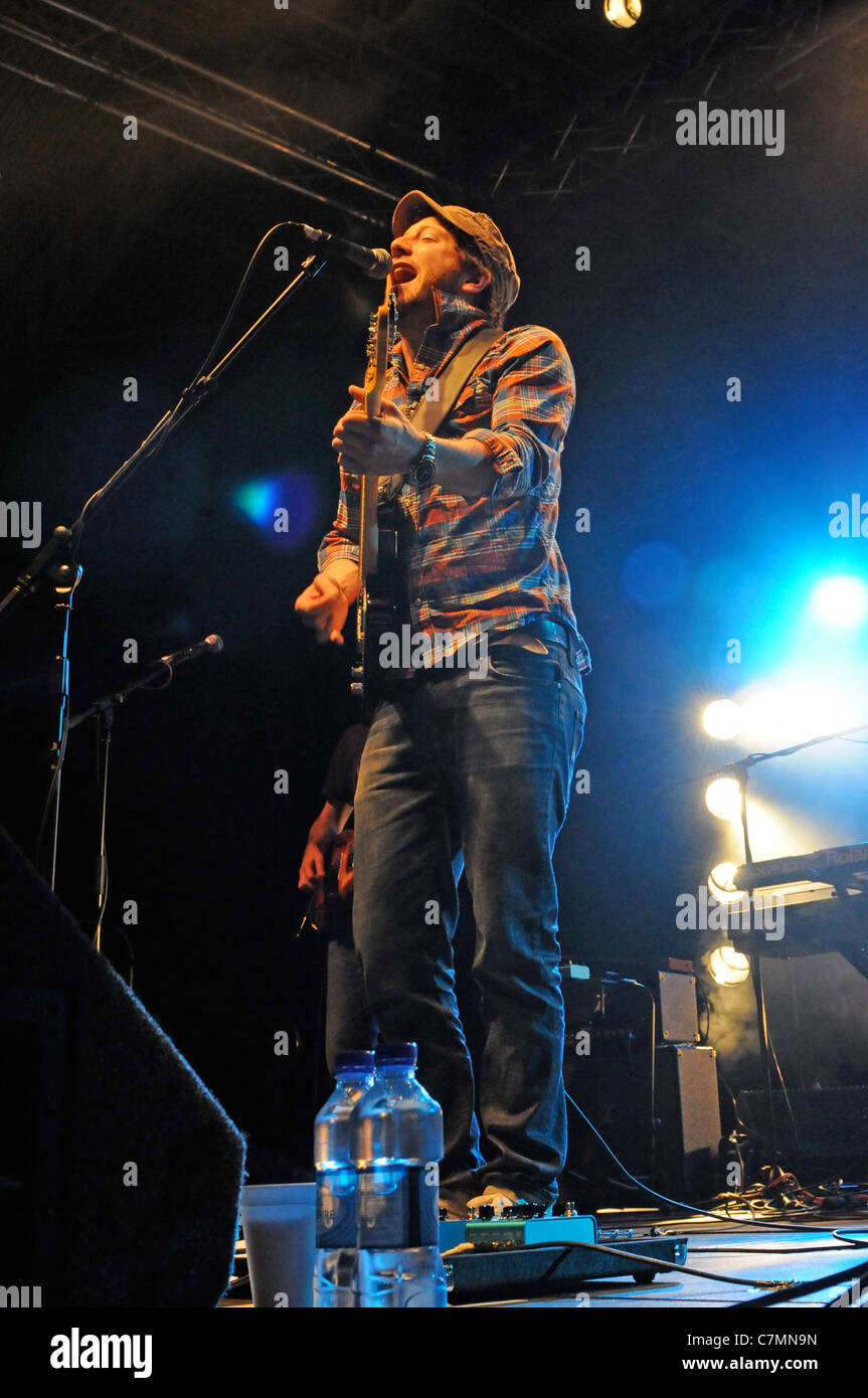 X Factor winner Matt Cardle performing at the Clickimin Centre Shetland ...