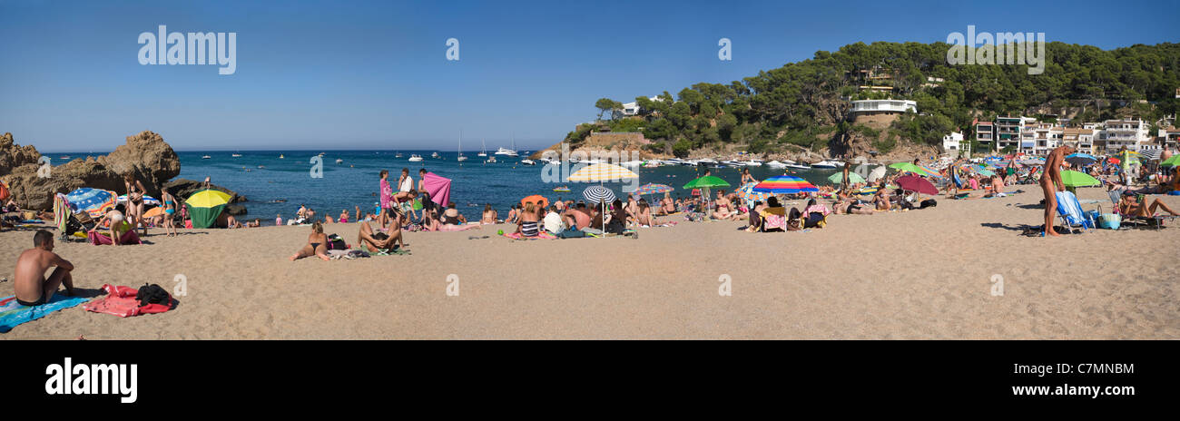Sa Riera beach, Costa Brava, Catalonia, Spain Stock Photo - Alamy