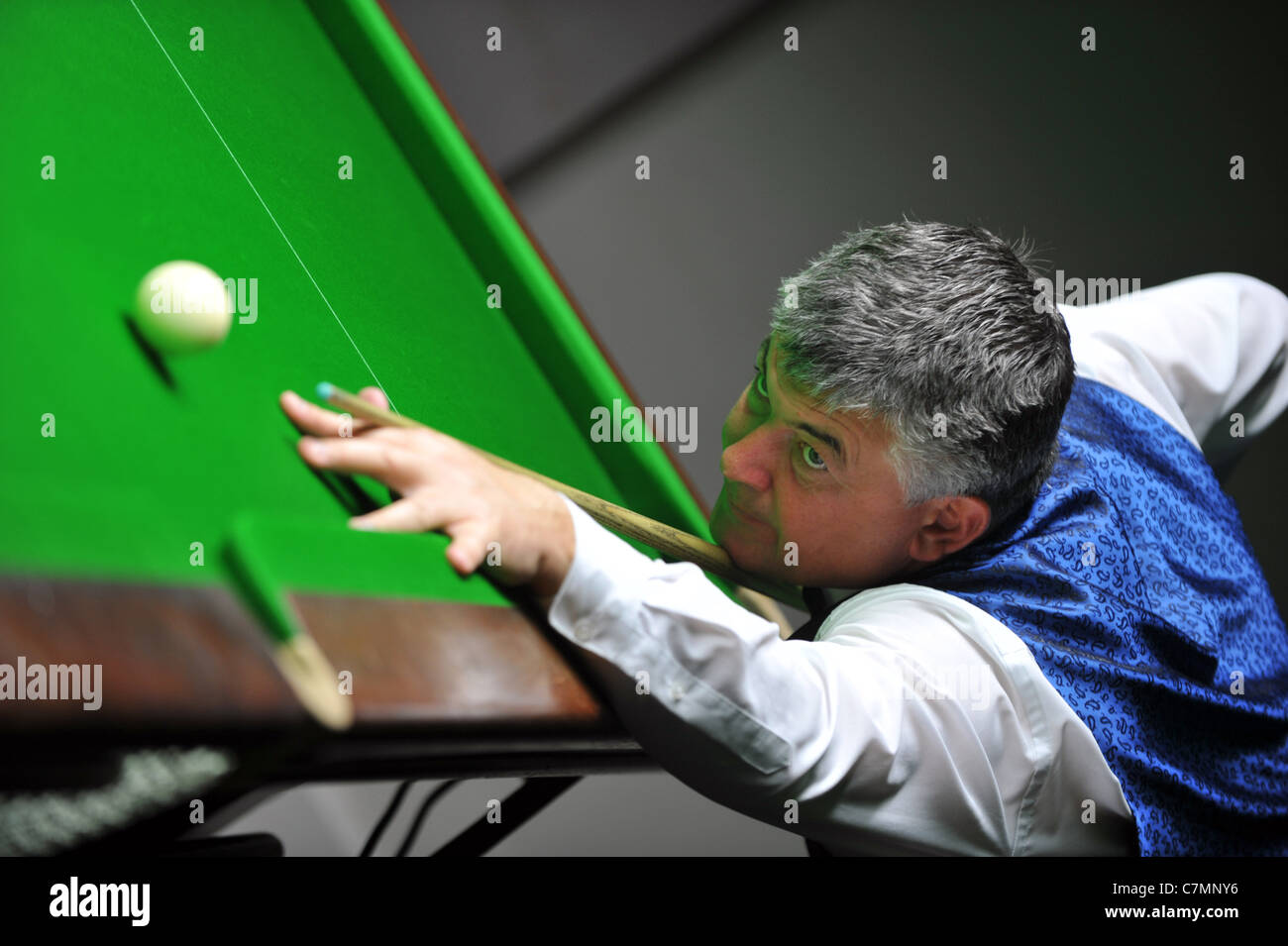 UK, John Parrott, professional, and former World Champion, snooker ...