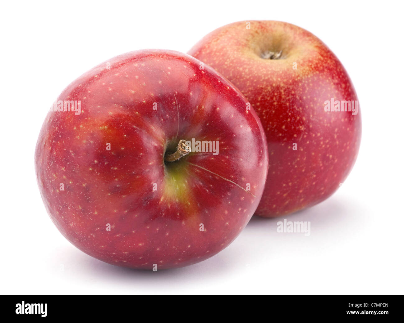 Ripe apple fruit closeup isolated on white background Stock Photo - Alamy