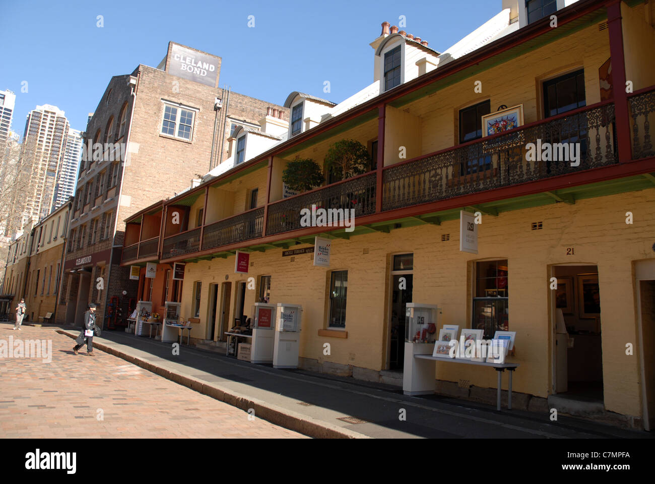 Historical architecture the rocks sydney australia hi-res stock ...