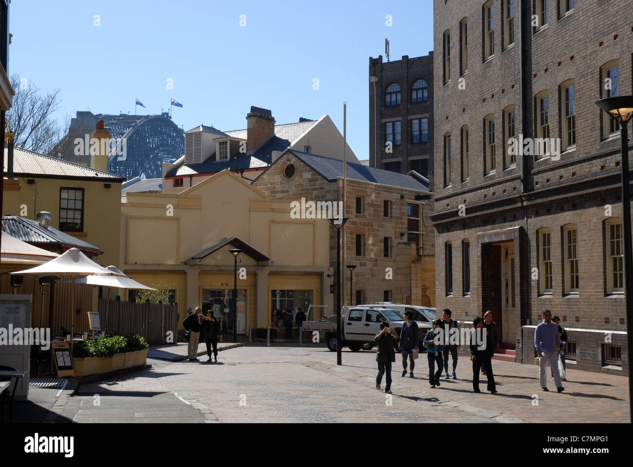Historical architecture the rocks sydney australia hi-res stock ...