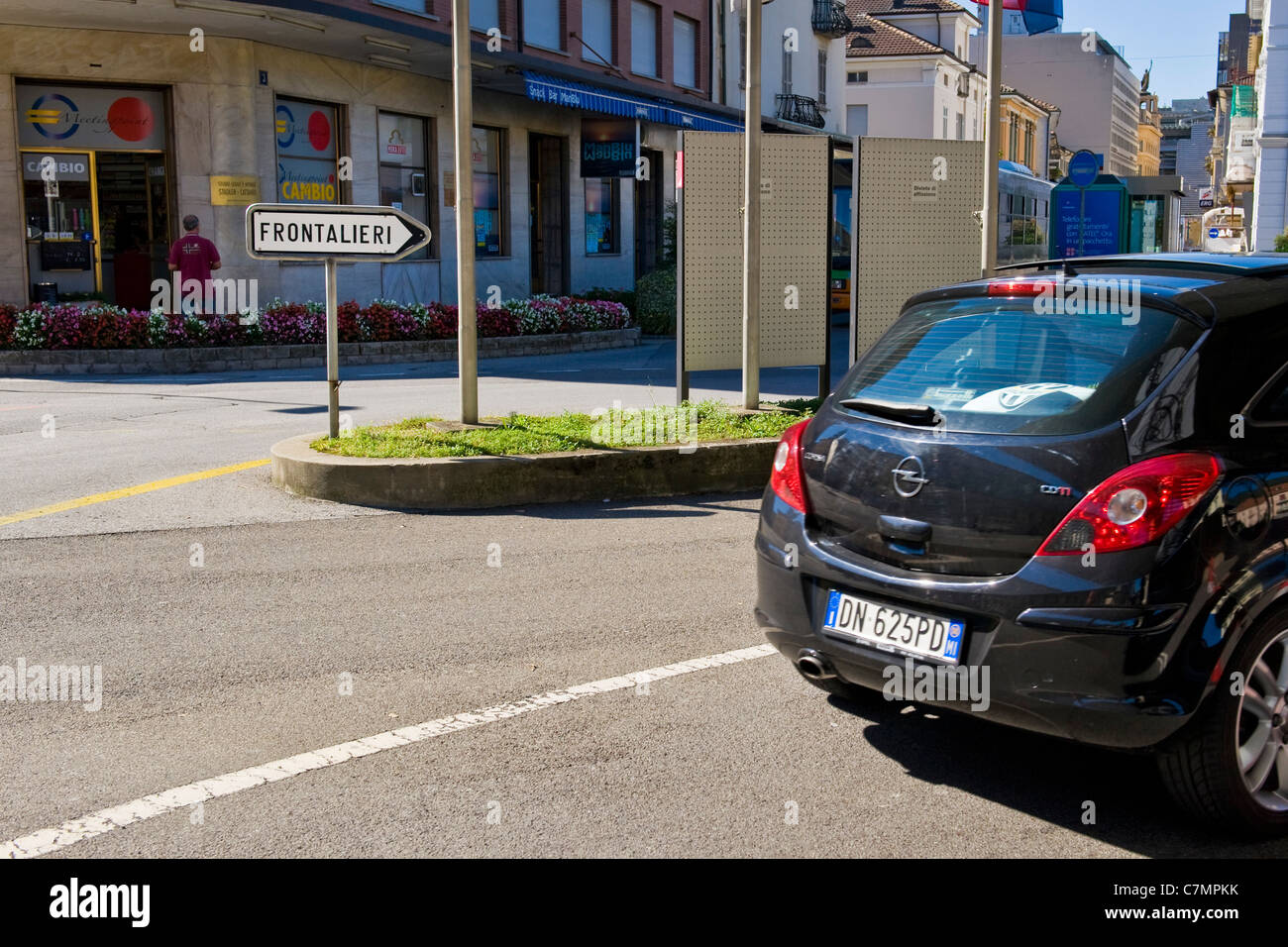 Switzerland border at chiasso hi-res stock photography and images - Alamy