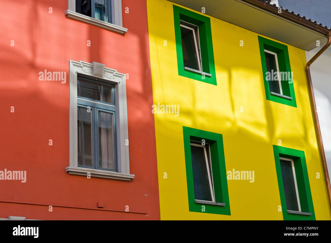 Traditional house, Chiasso, Switzerland Stock Photo - Alamy