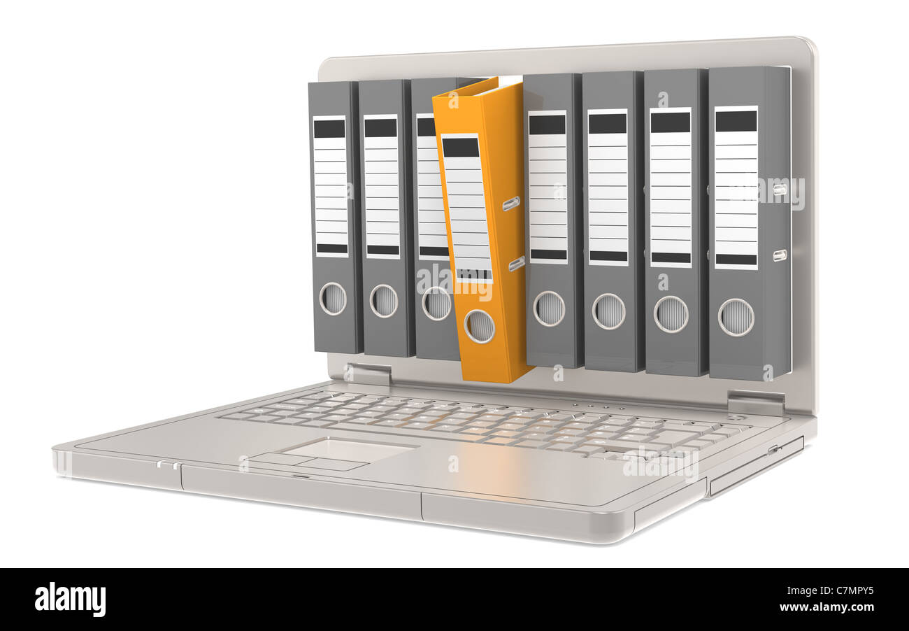 Orange files documents on hi-res stock photography and images - Alamy