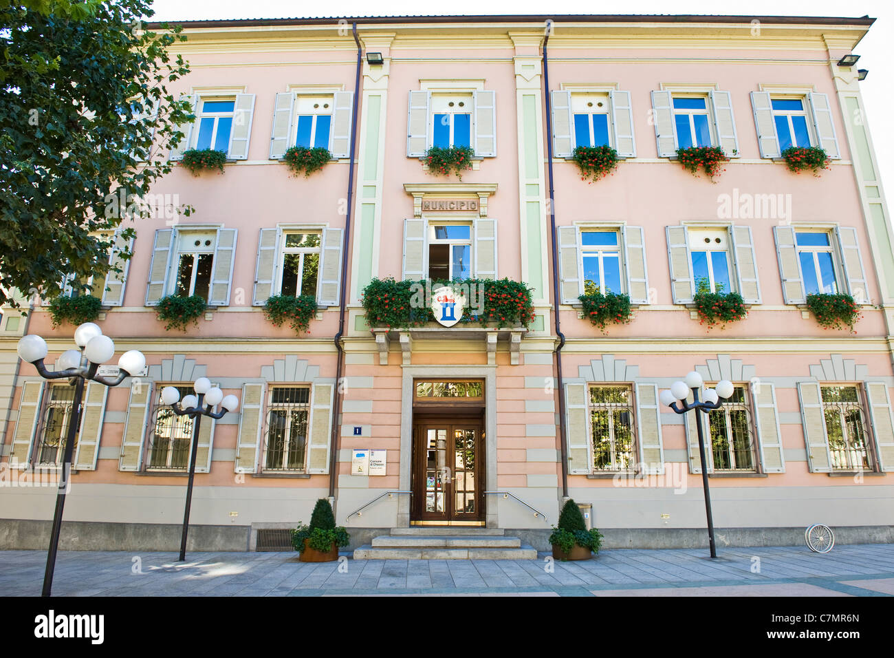 Town hall, Chiasso, Switzerland Stock Photo - Alamy