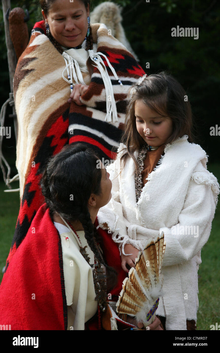 Native Indian Family