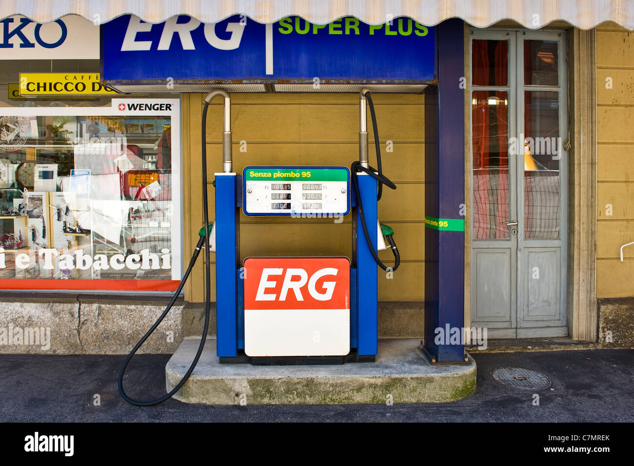 Petrol station, Chiasso, Switzerland Stock Photo - Alamy