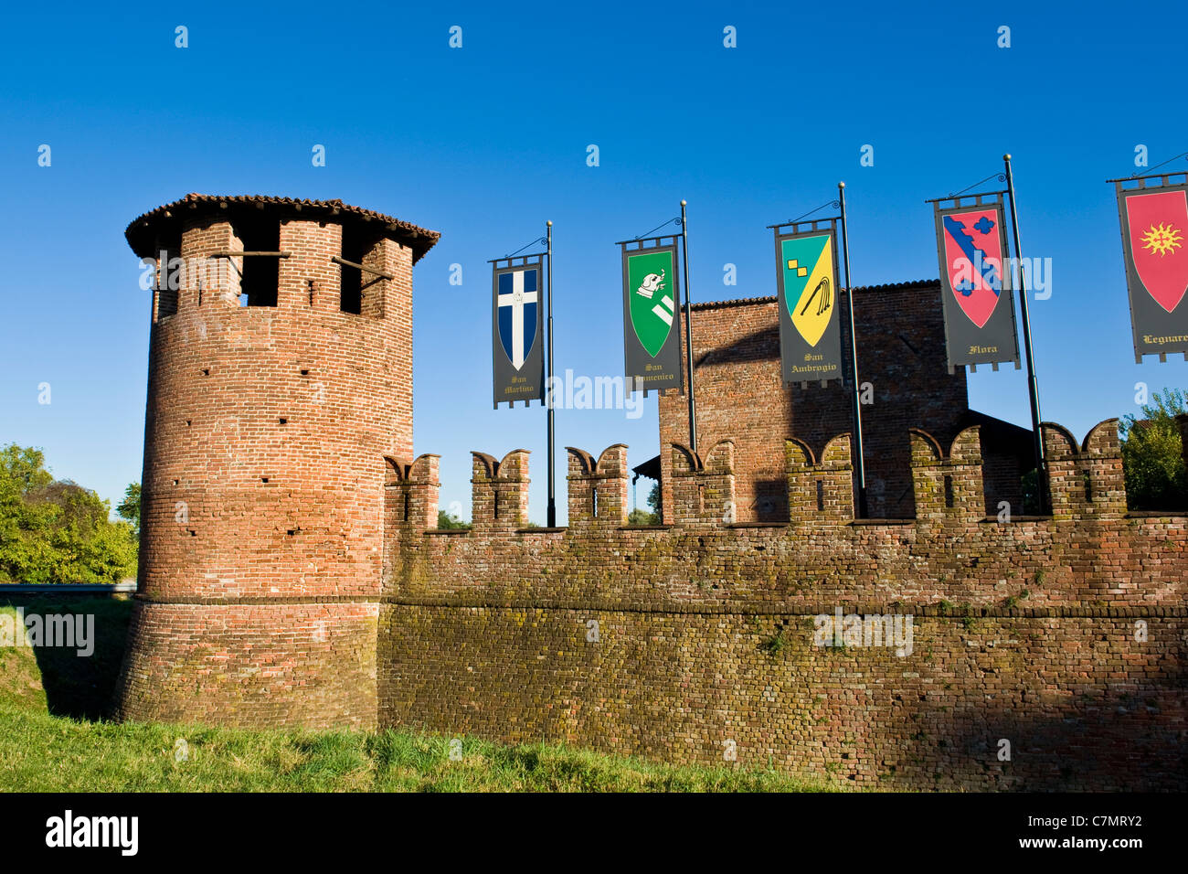 Visconti castle, Legnano, Lombardy, Italy Stock Photo - Alamy