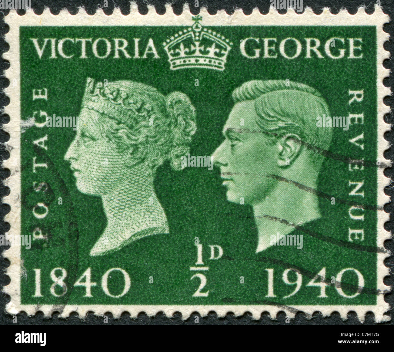 Victoria and george stamp hi-res stock photography and images - Alamy