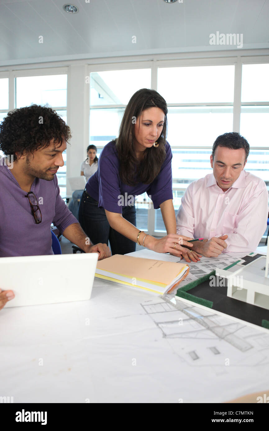 Group of students in classroom Stock Photo - Alamy