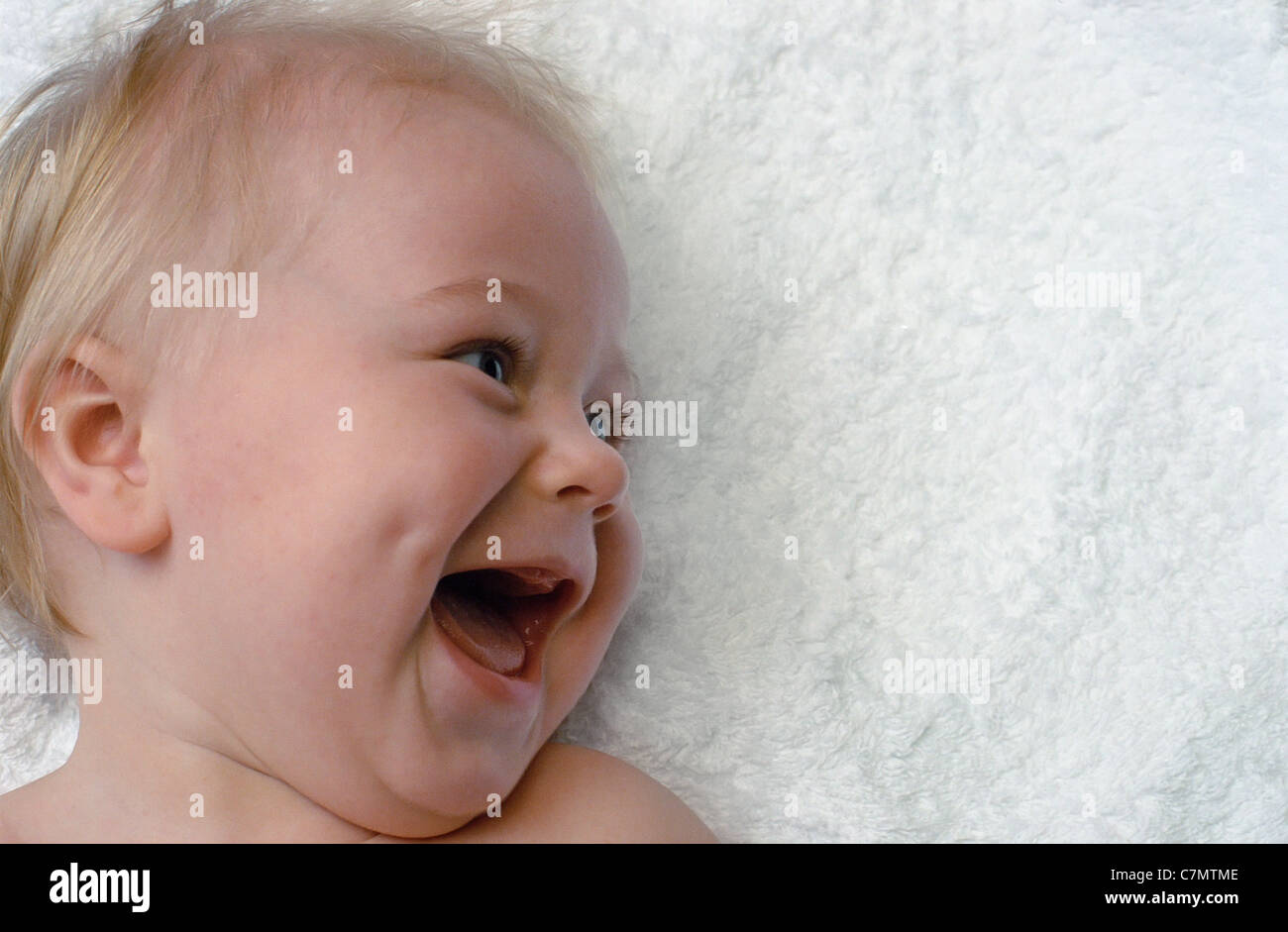 smiling baby face Stock Photo - Alamy