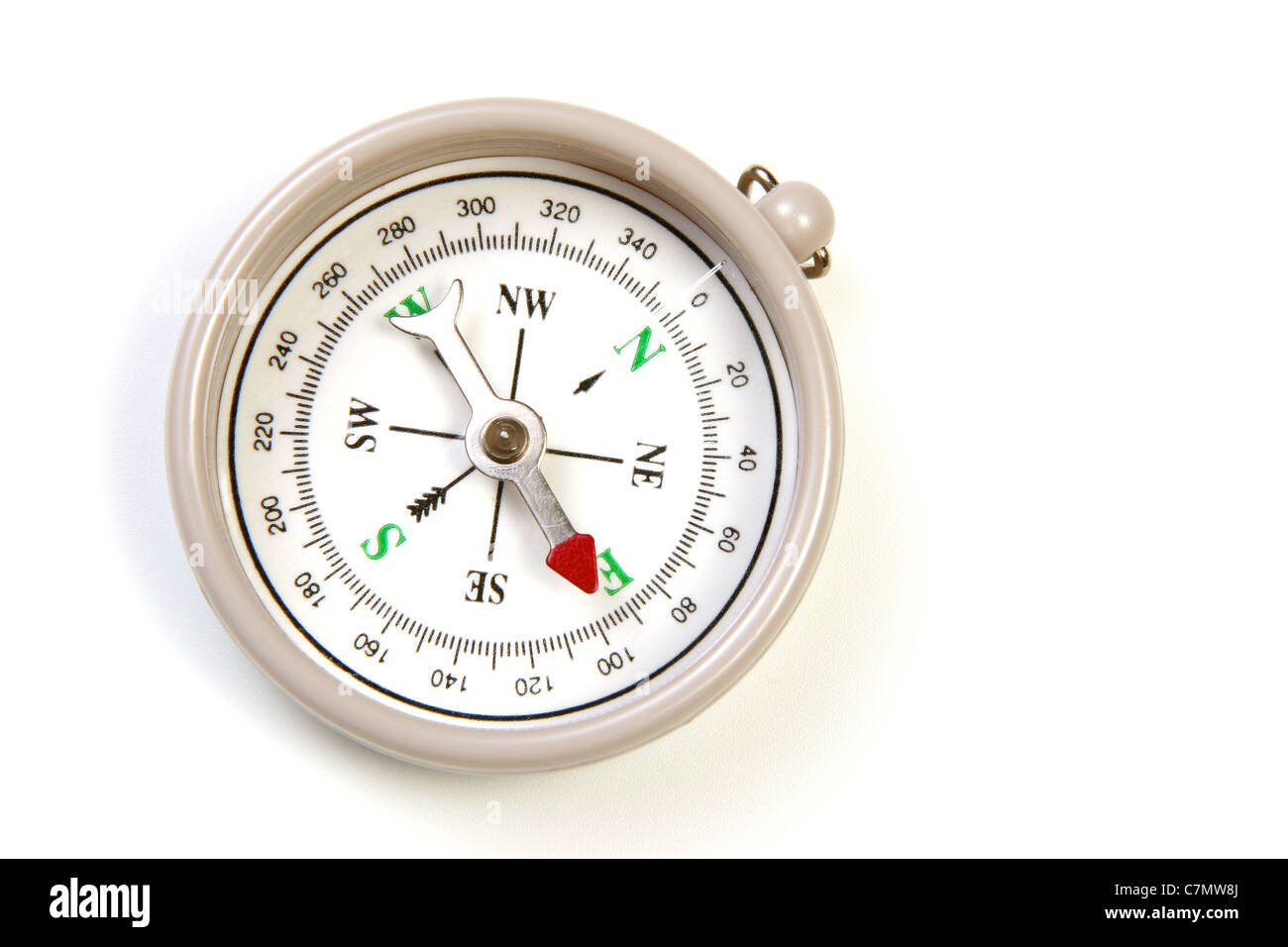 A compass over a white background with a soft shadow Stock Photo - Alamy