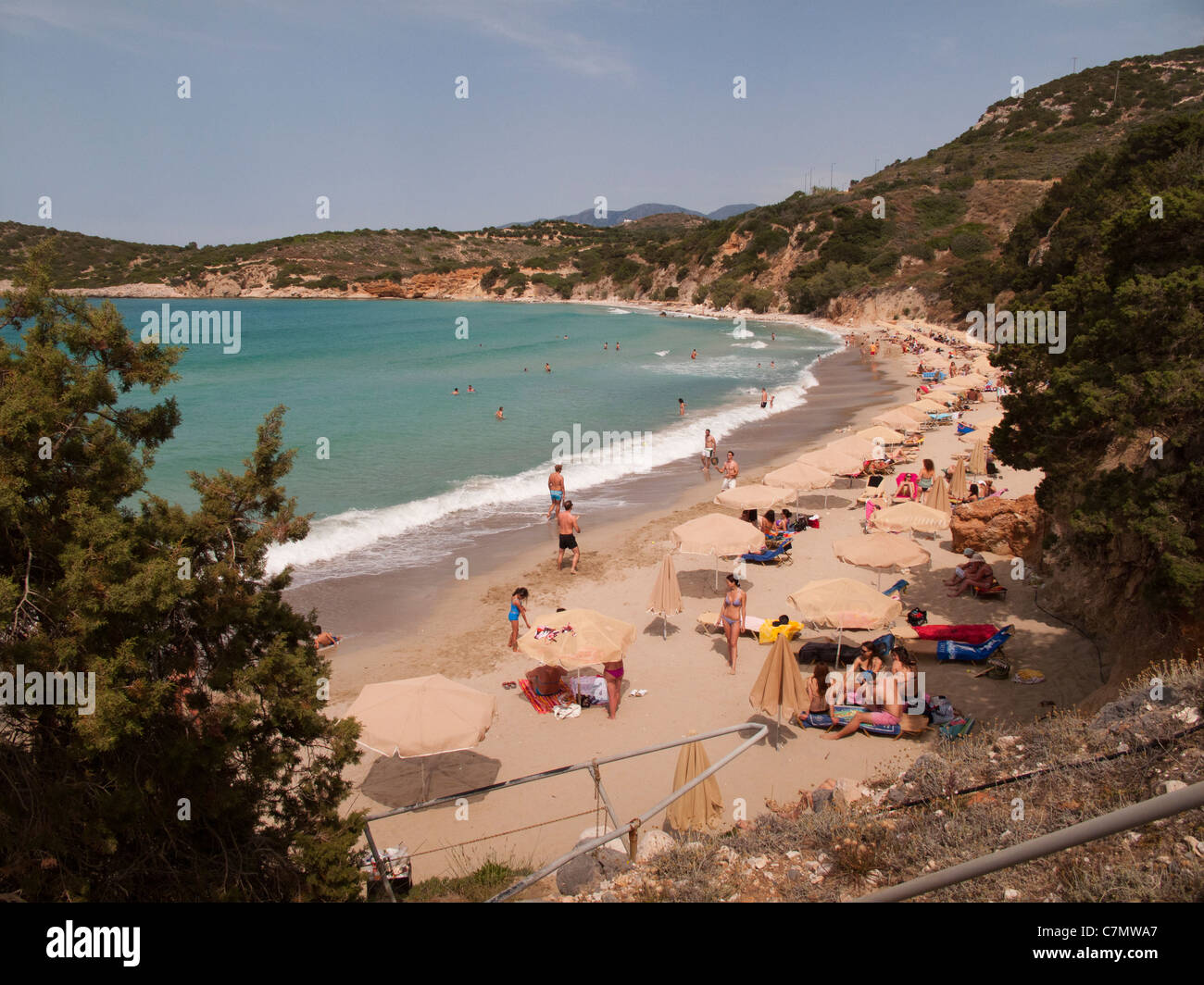 Secluded beach greece hi-res stock photography and images - Alamy