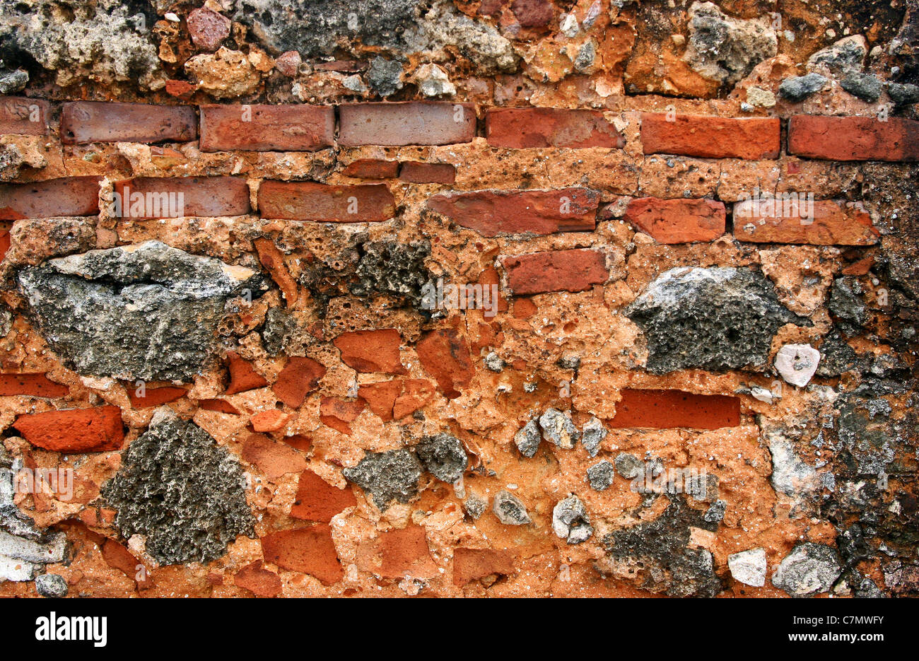 Damaged wall for background use Stock Photo - Alamy