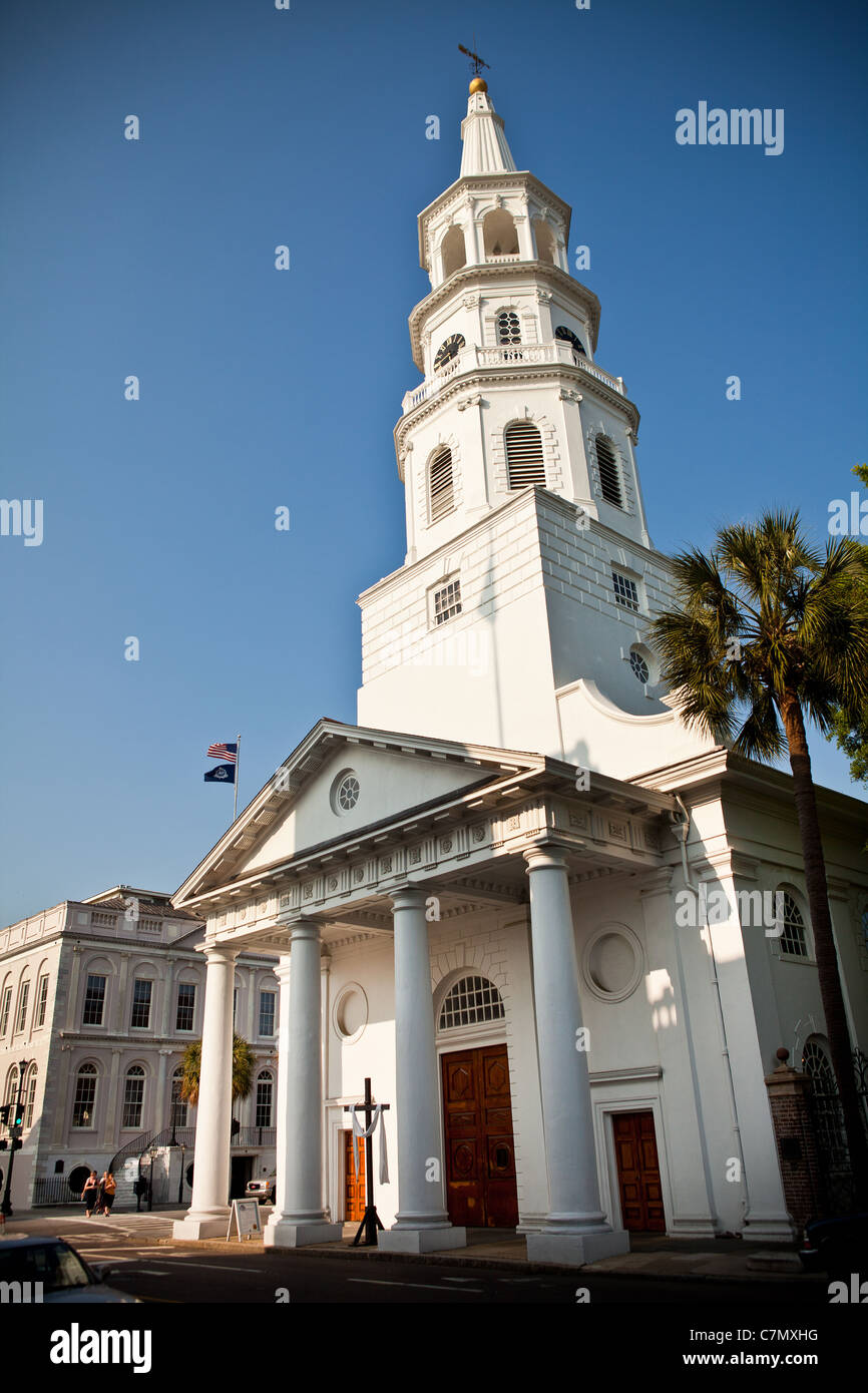 St. Michael's Church Broad Street Charleston, SC Stock Photo - Alamy