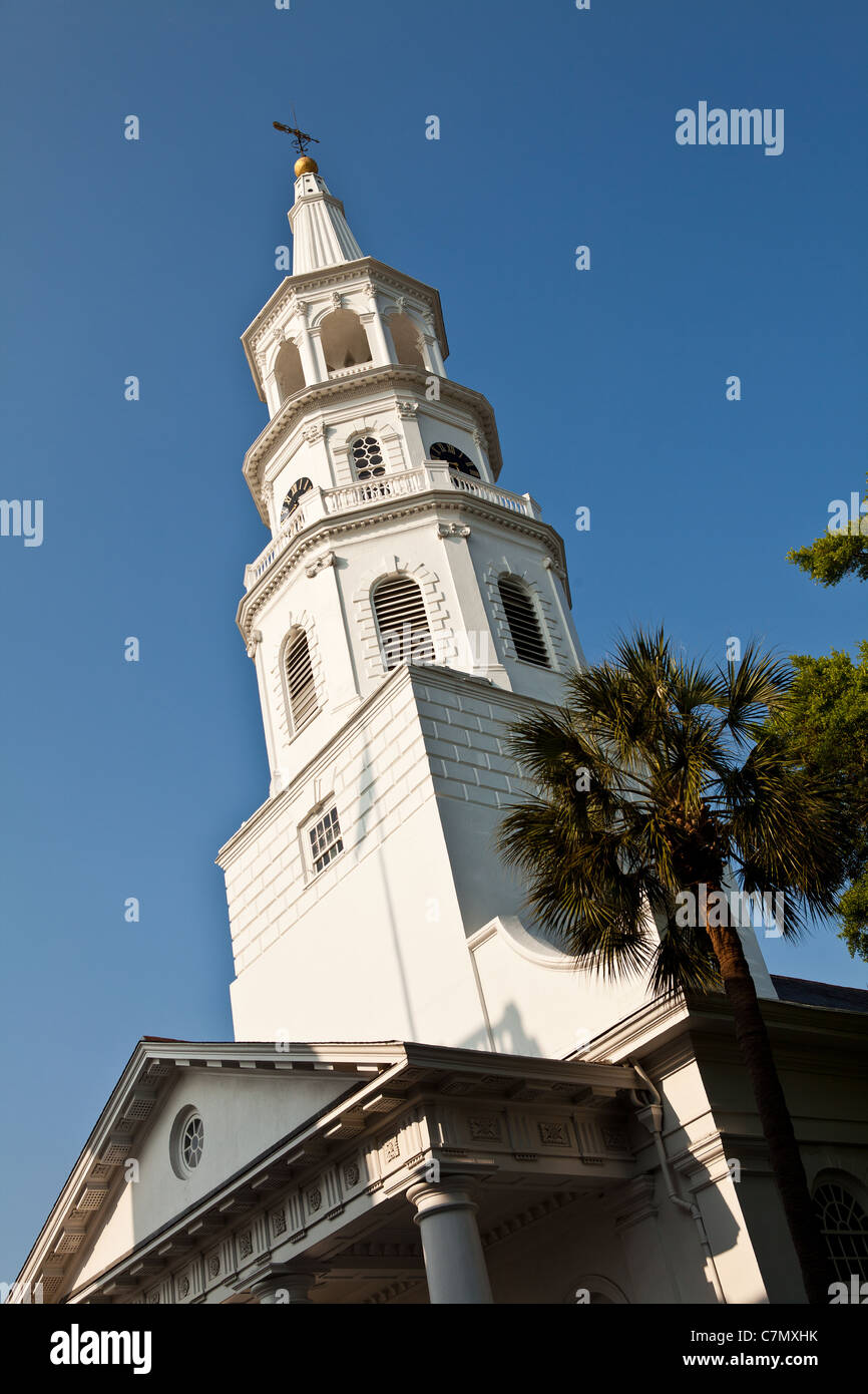 Spire charleston steeple hi-res stock photography and images - Alamy