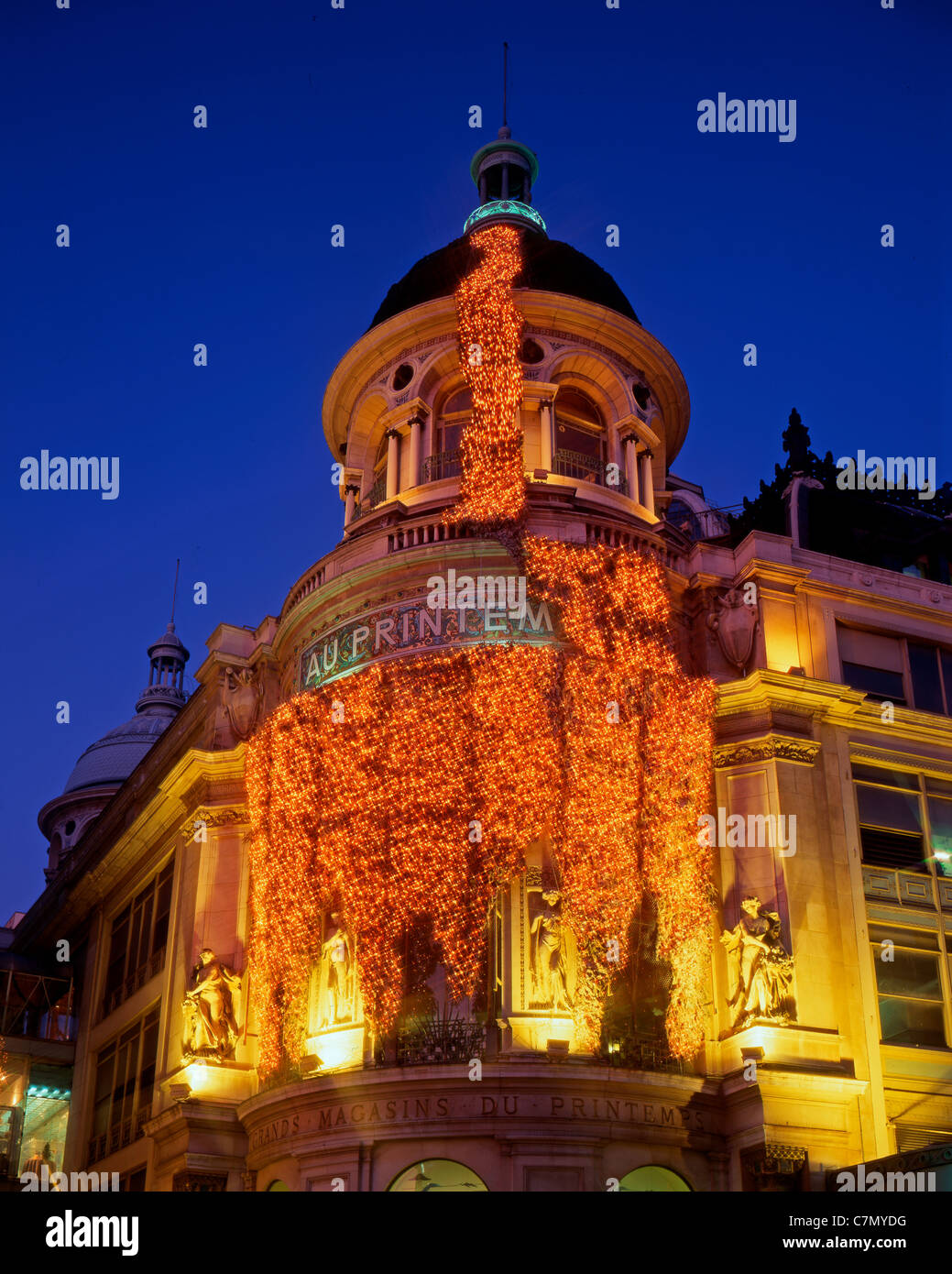 Christmas, Night View Stock Photo - Alamy