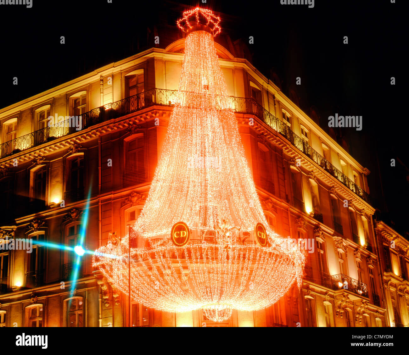 Christmas, Night View Stock Photo - Alamy