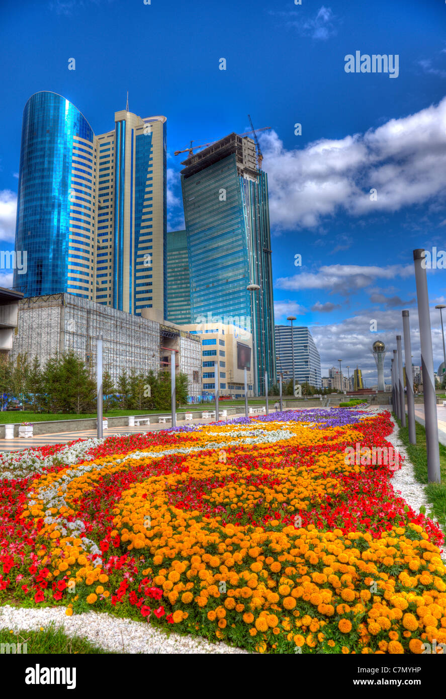 City landscape of Astana, Kazakhstan. HDR image Stock Photo - Alamy