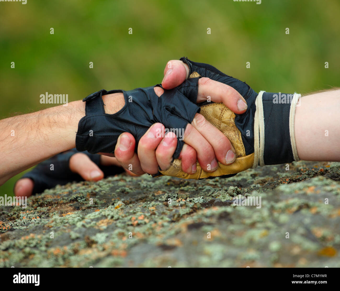Helping hand mountain hi-res stock photography and images - Alamy