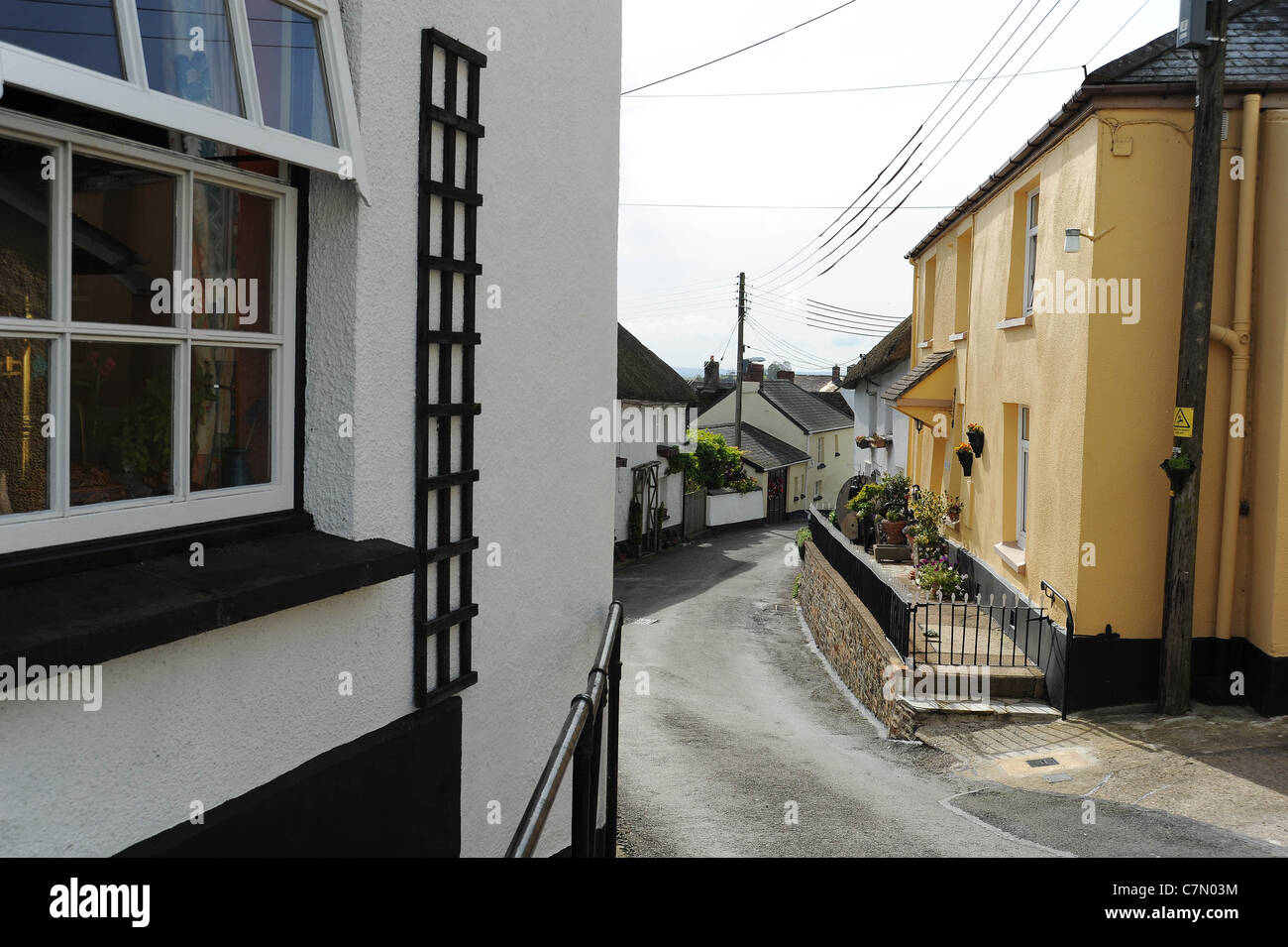 The village of Winkleigh in Devon which has been rated the best place ...