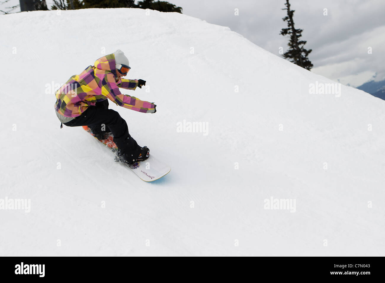 Snowboard rail slide hi-res stock photography and images - Alamy