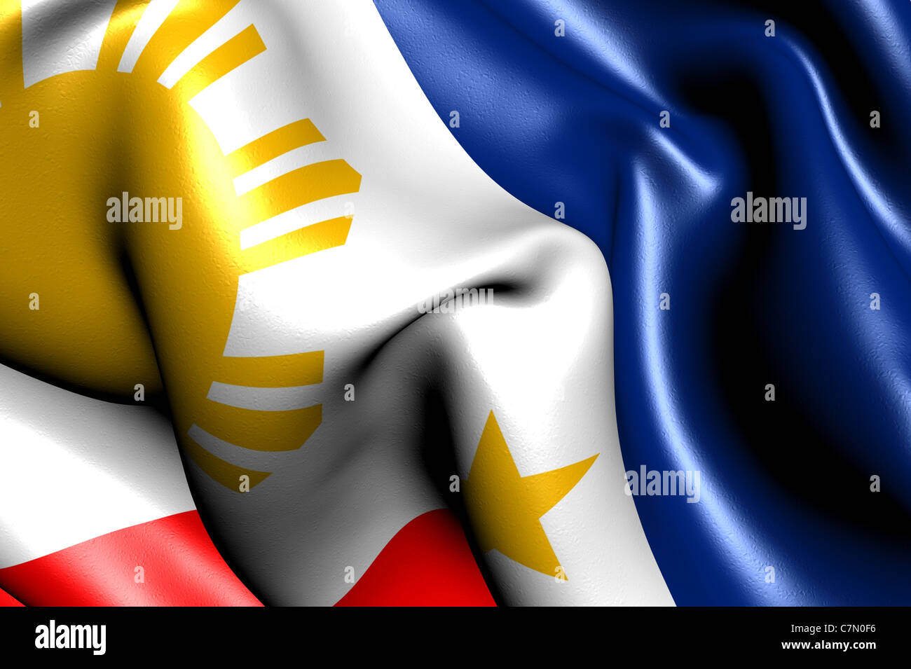 Flag of Philippines. Close up Stock Photo - Alamy