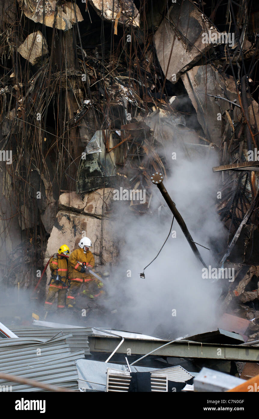 Firemen water riots hi-res stock photography and images - Alamy