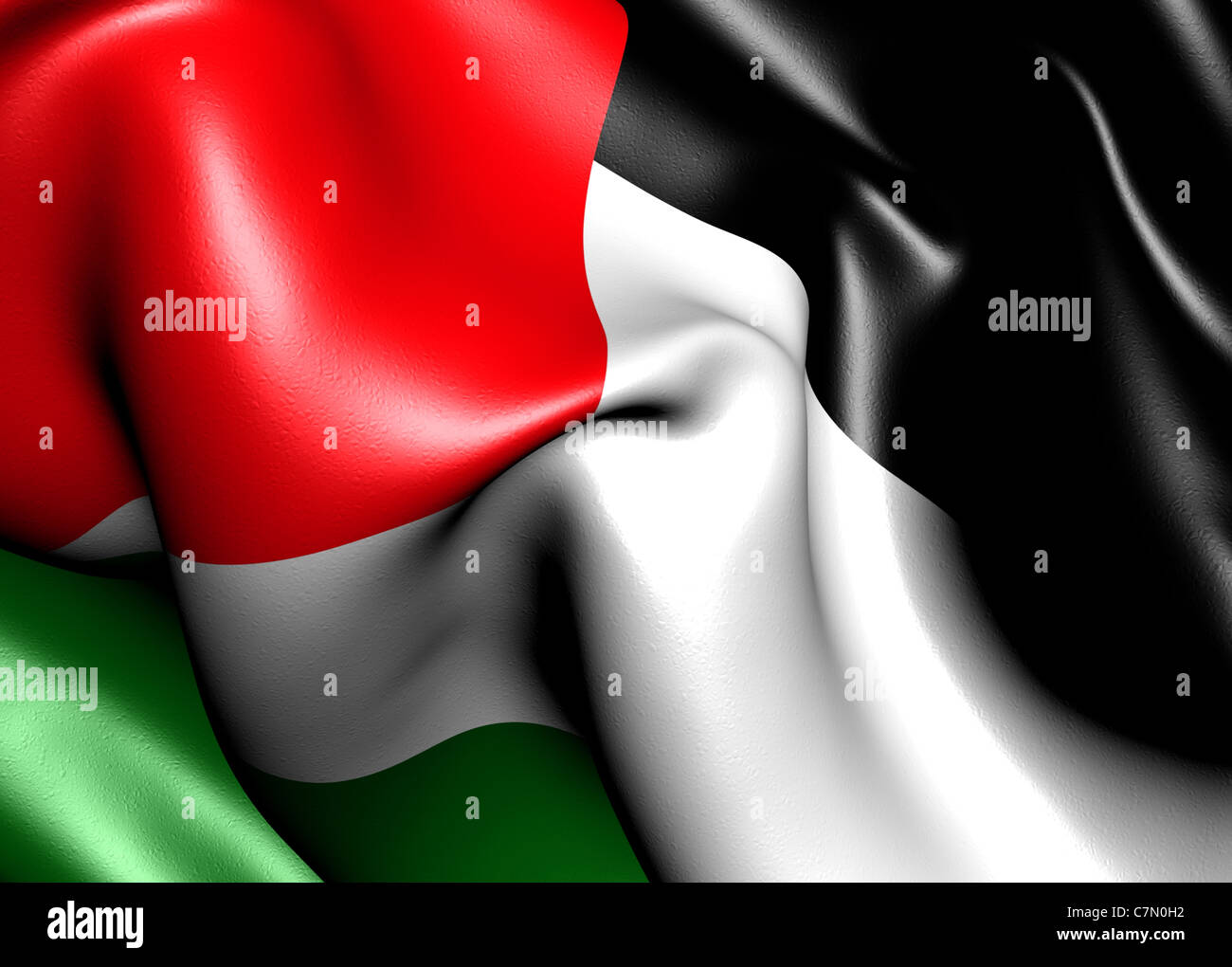 Palestine flag cartoon illustration hi-res stock photography and images ...
