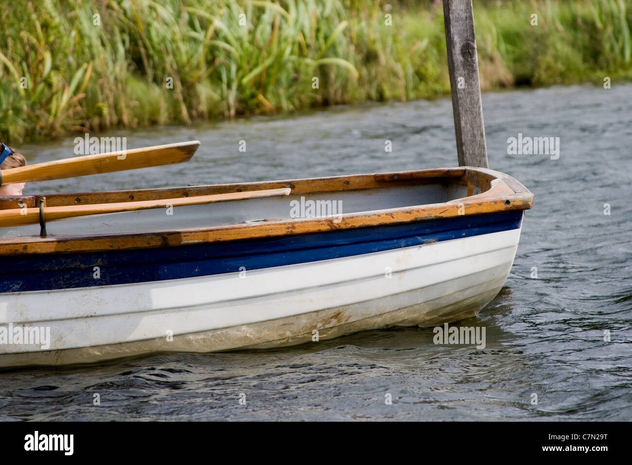 Moored rowing dingy hi-res stock photography and images - Alamy