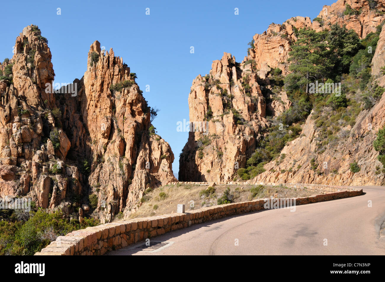 Calanches de Piana Unesco,Corse, France Stock Photo - Alamy