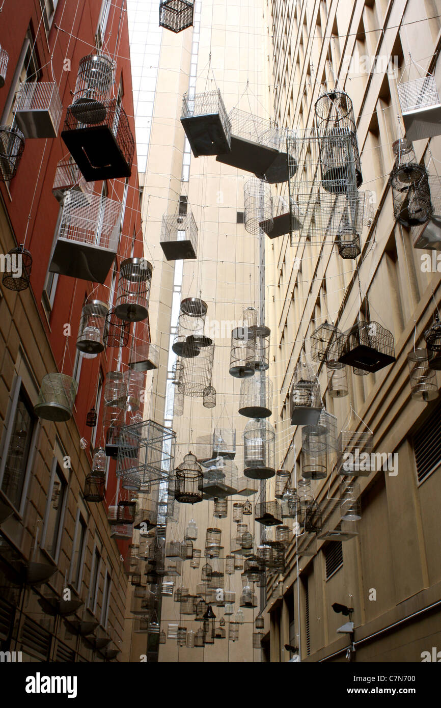 Hanging bird cage hi-res stock photography and images - Alamy