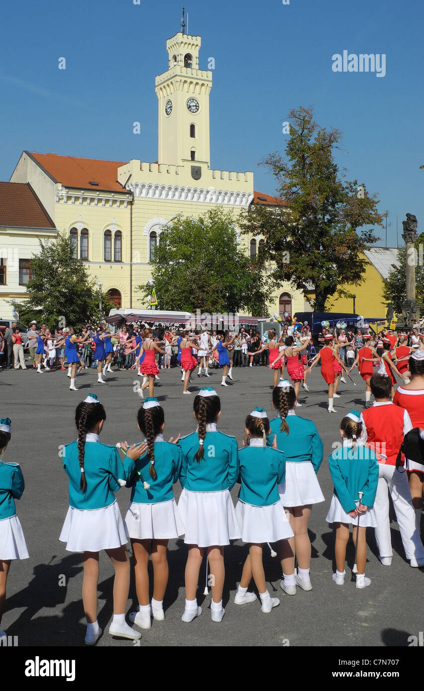 majorettes in the square Stock Photo - Alamy