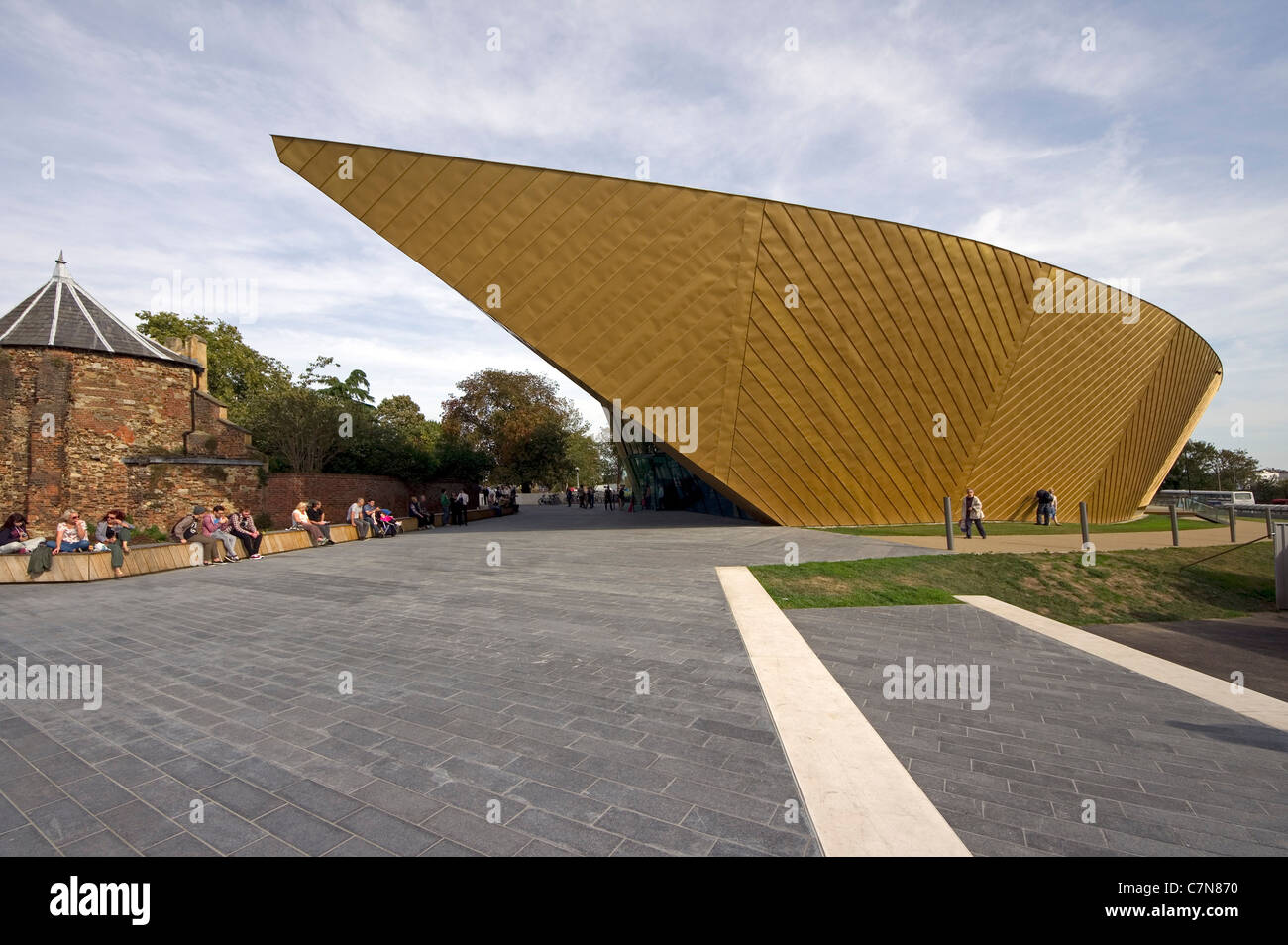 opening day of Colchesters new art centre FIRSTSITE Stock Photo - Alamy