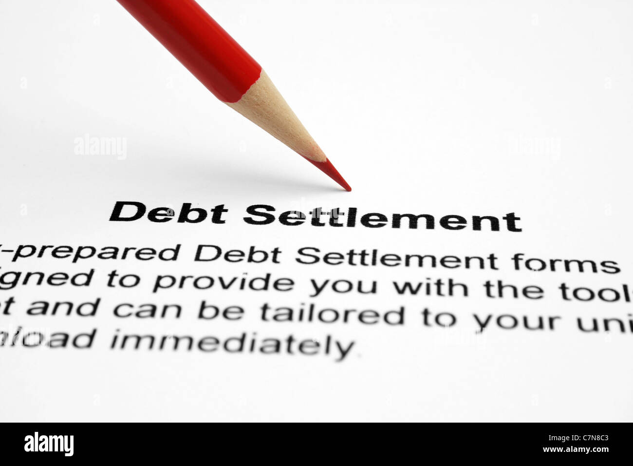 Settlement of account hi-res stock photography and images - Alamy