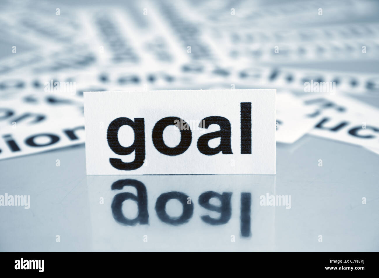 Goal order manager glass hi-res stock photography and images - Alamy
