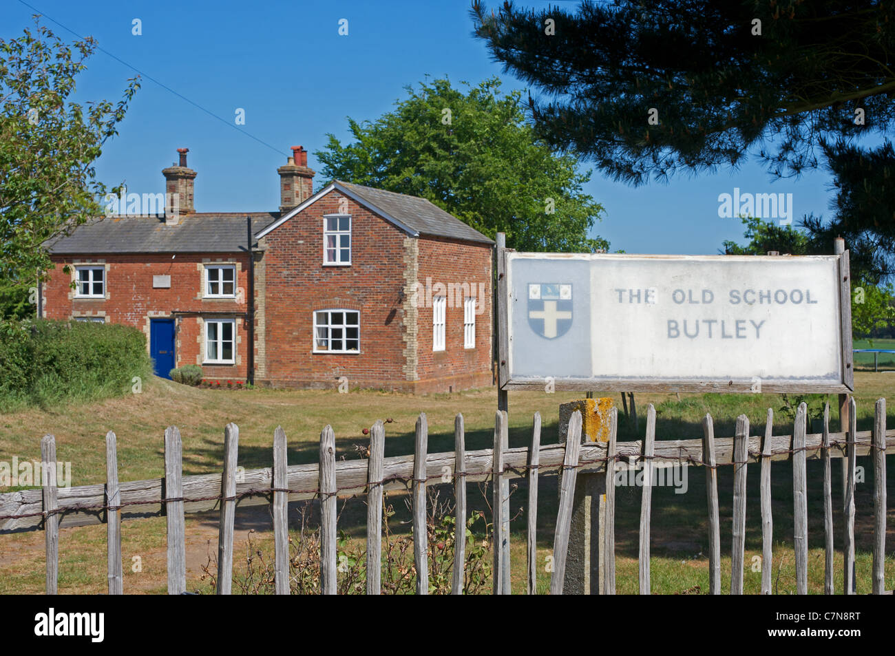 The old school Butley in Suffolk which is now a residential property ...