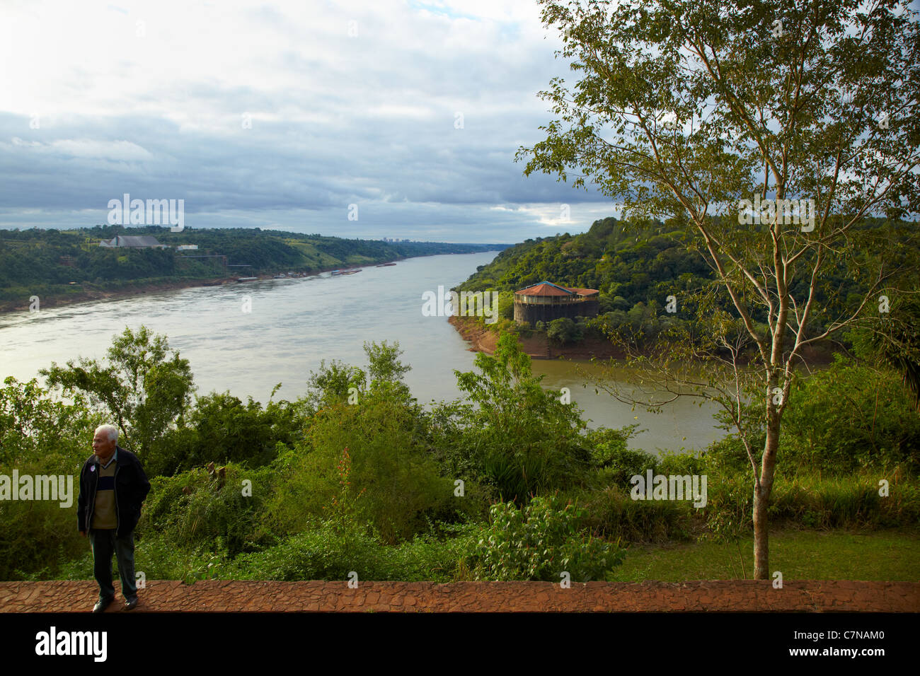 Hito Tres Fronteras (Triple Frontier), Brazil, Argentina and Paraguay ...