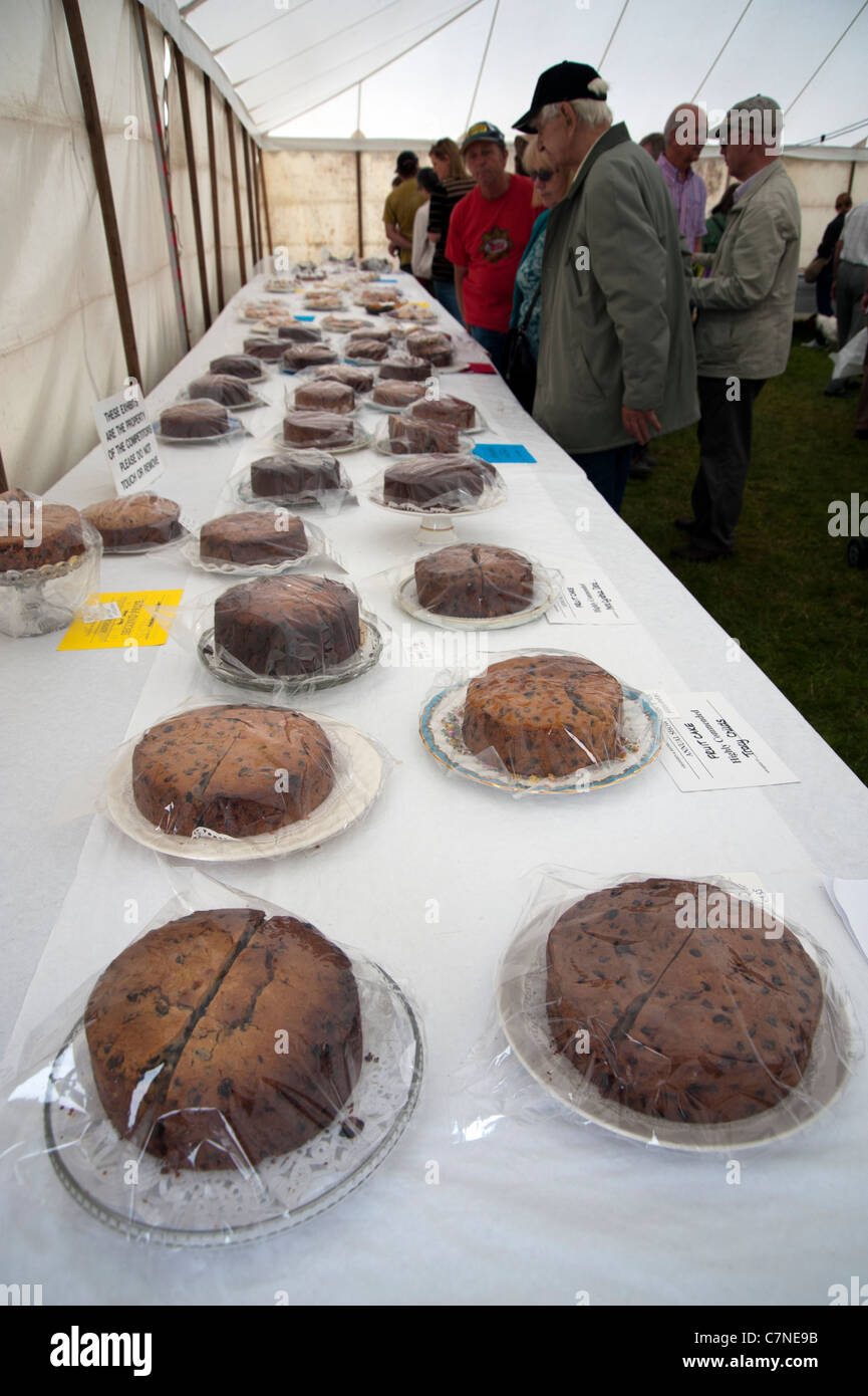 Cakes - Produce on display at an agricultural show at Gransden ...