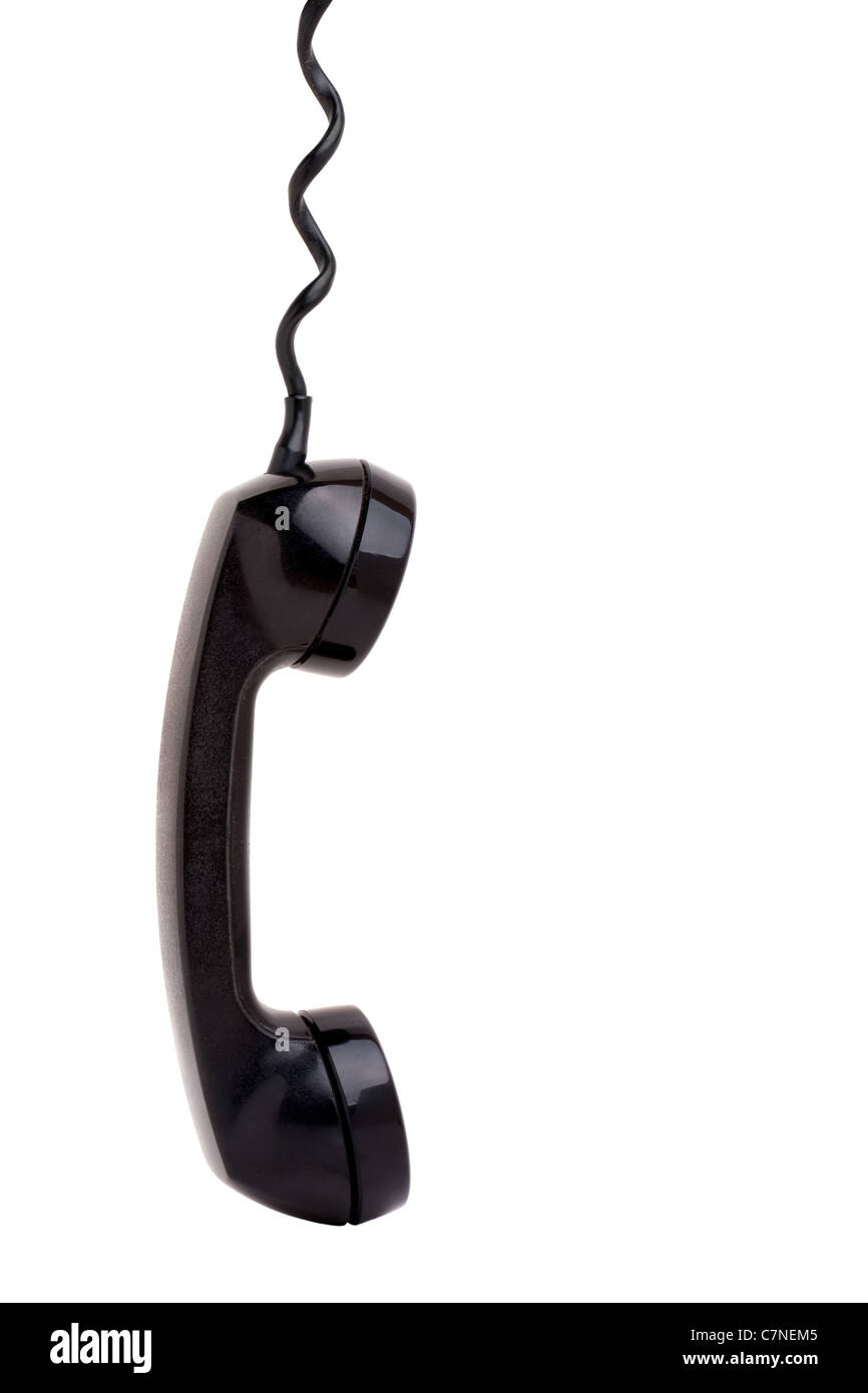 Hanging old telephone hi-res stock photography and images - Alamy