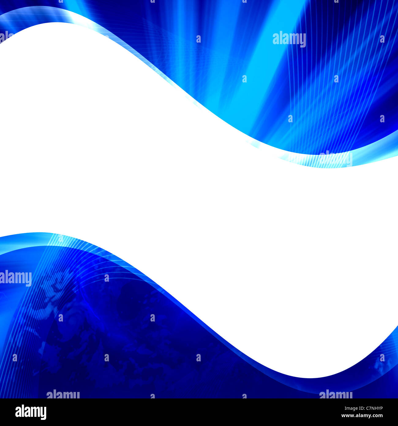 A blue dynamic earth layout with lots of copyspace Stock Photo - Alamy