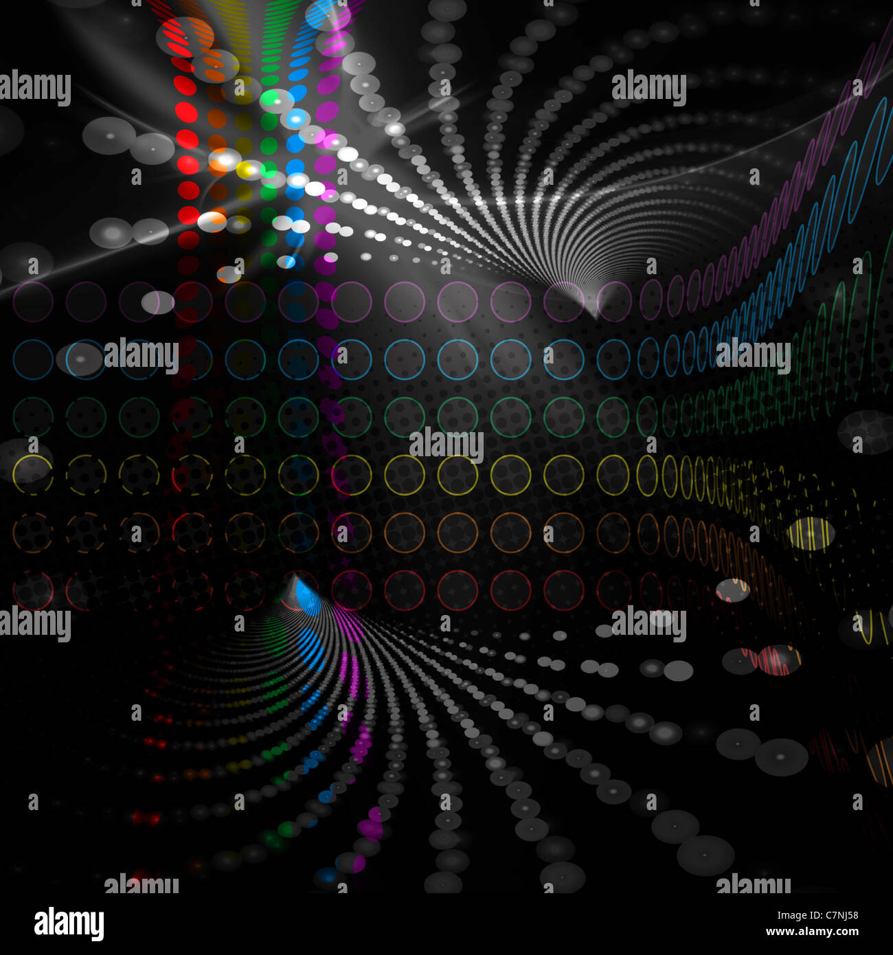 A rainbow colored abstract design template or layout Stock Photo - Alamy