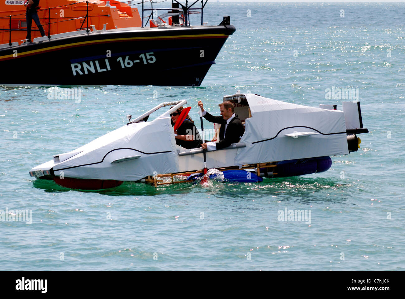 James Bond Lotus Car raft Stock Photo - Alamy