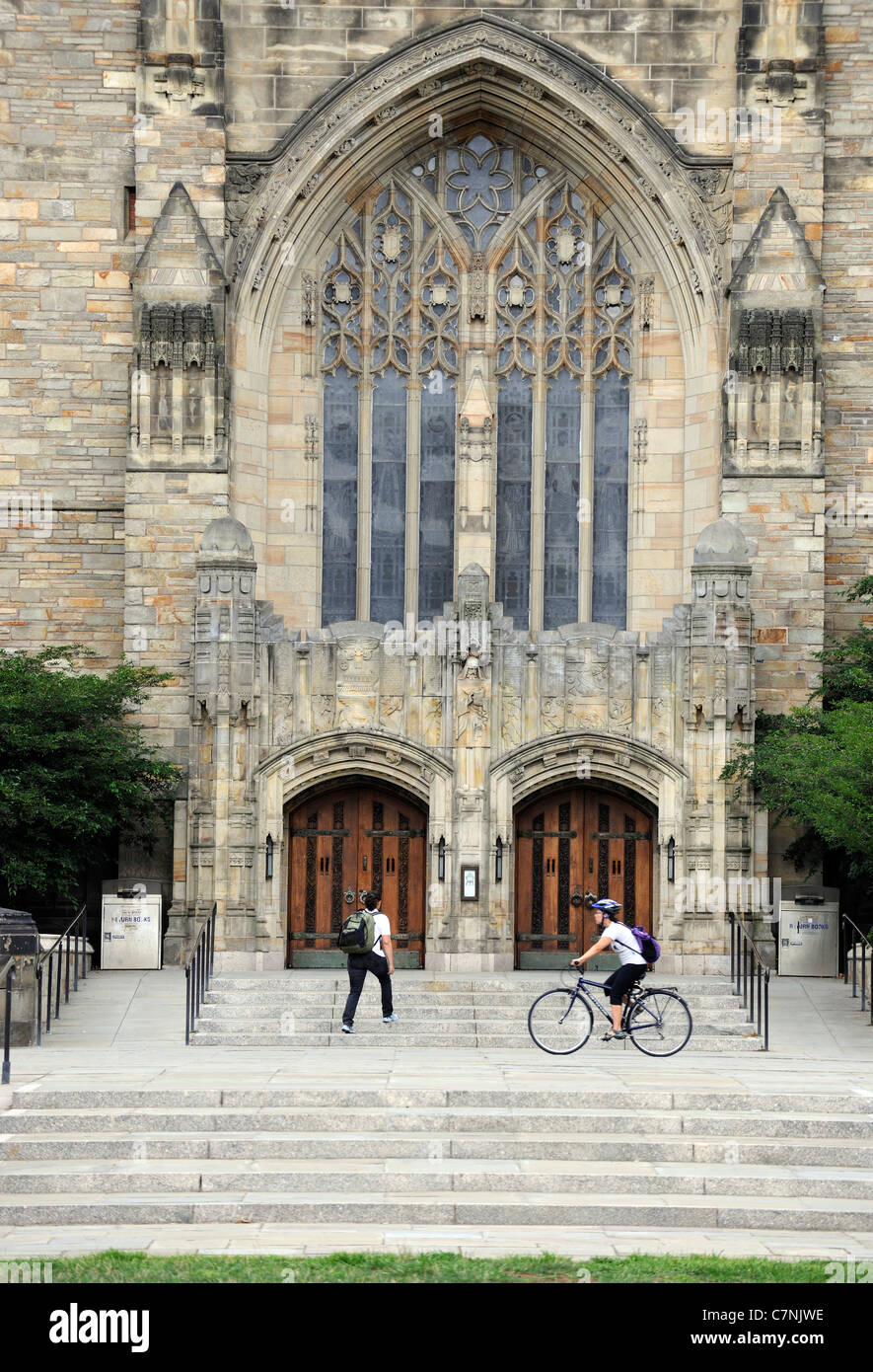Yale University Sterling Memorial Library, designed by James Gamble ...