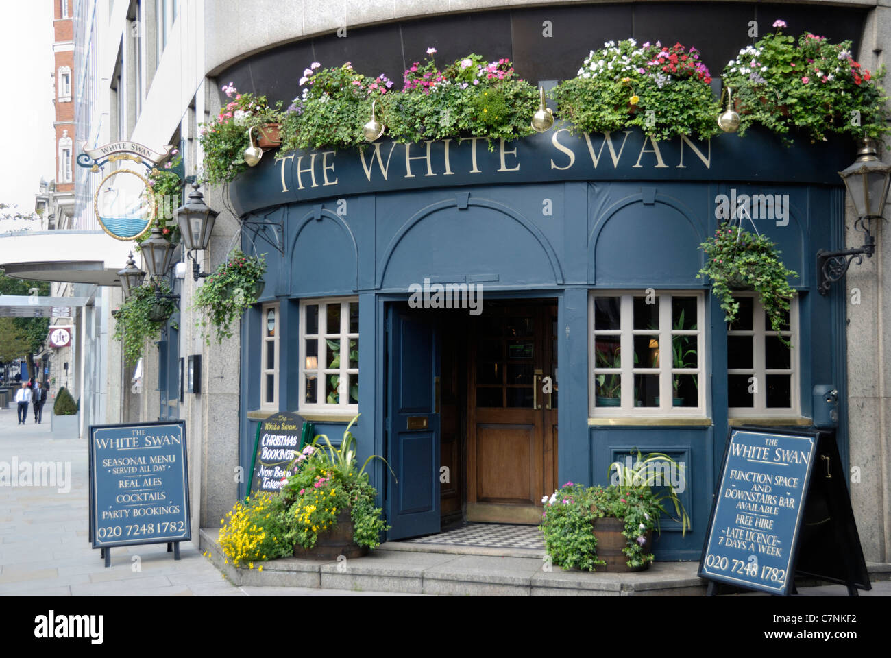 The White Swan pub in Farrindon Street, London, England, UK Stock Photo ...
