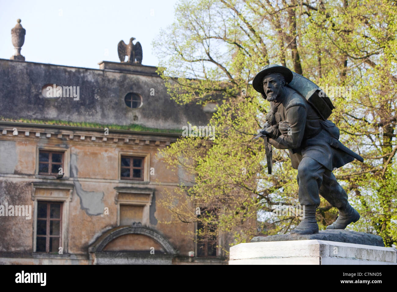 Monument to the Bersaglieri, a corps of the Italian Army, battle of ...