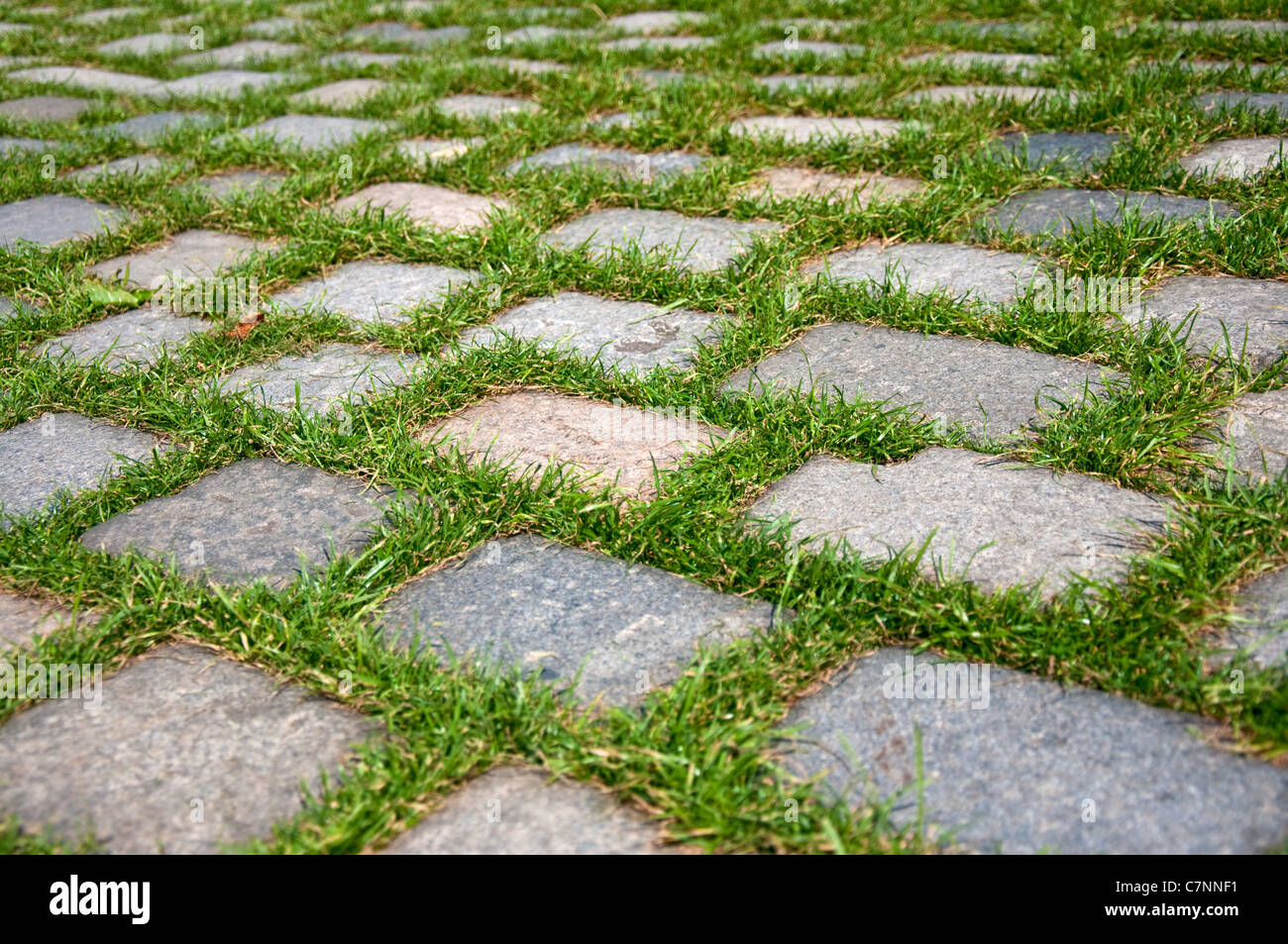 Cobble stone road pattern from Prague Stock Photo - Alamy