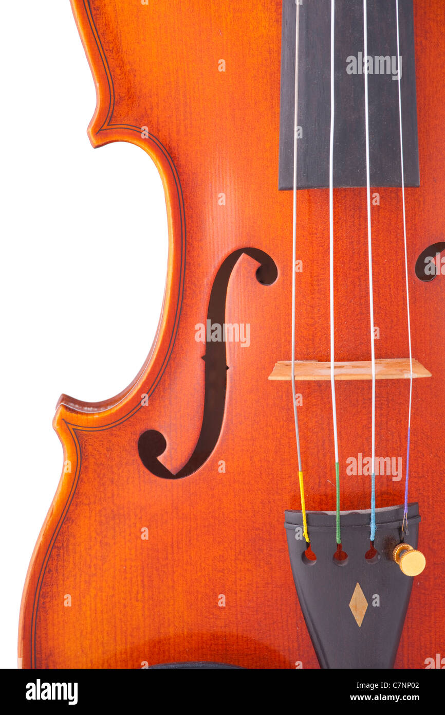 An antique violin viola isolated against a whit background Stock Photo ...