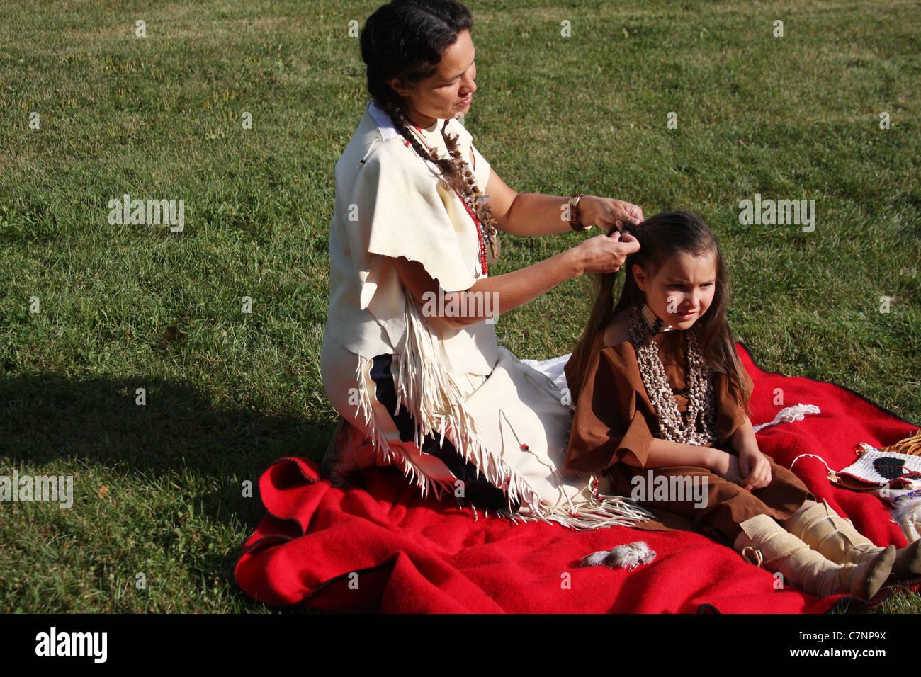 Historical native american regalia hi-res stock photography and images ...